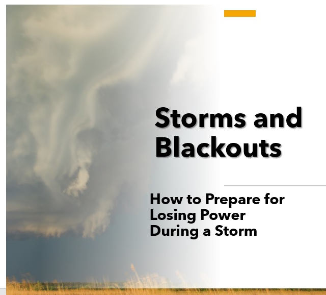 How to Prepare for Losing Power in a Storm