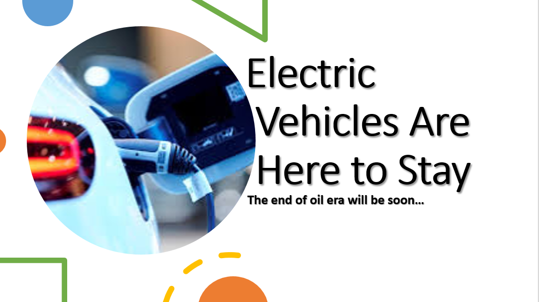 Electric Vehicles Are Here to Stay - More ways to save energy
